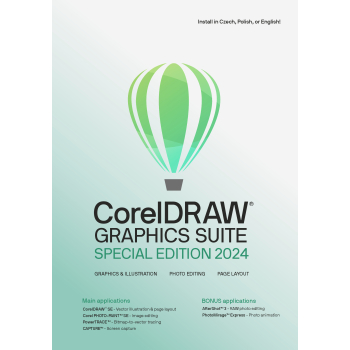 CorelDRAW Graphics Suite Special Edition CZ 2024, ESD v češtině nyní se ...