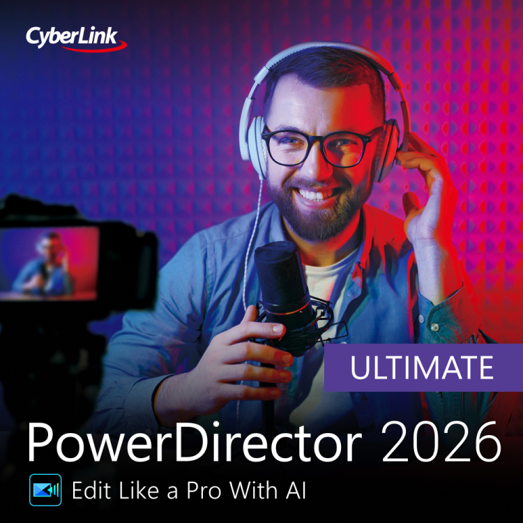 Cyberlink PowerDirector 2026 Ultimate výhodně se slevou 10 % | SW.CZ