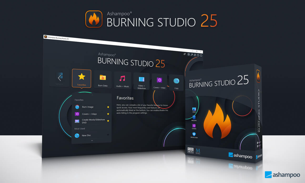 Ashampoo Burning Studio 25 výhodně se slevou 70 % | SW.CZ